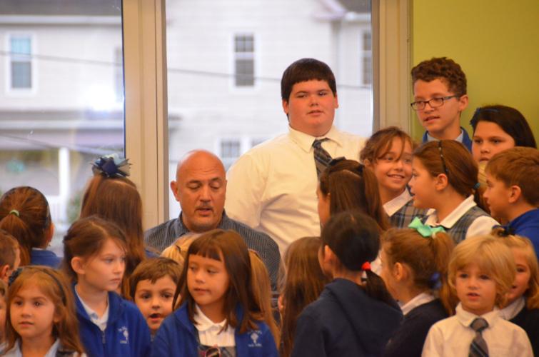 St. Mary's Grade School celebrates Grandparent's Day with John Angotti ...