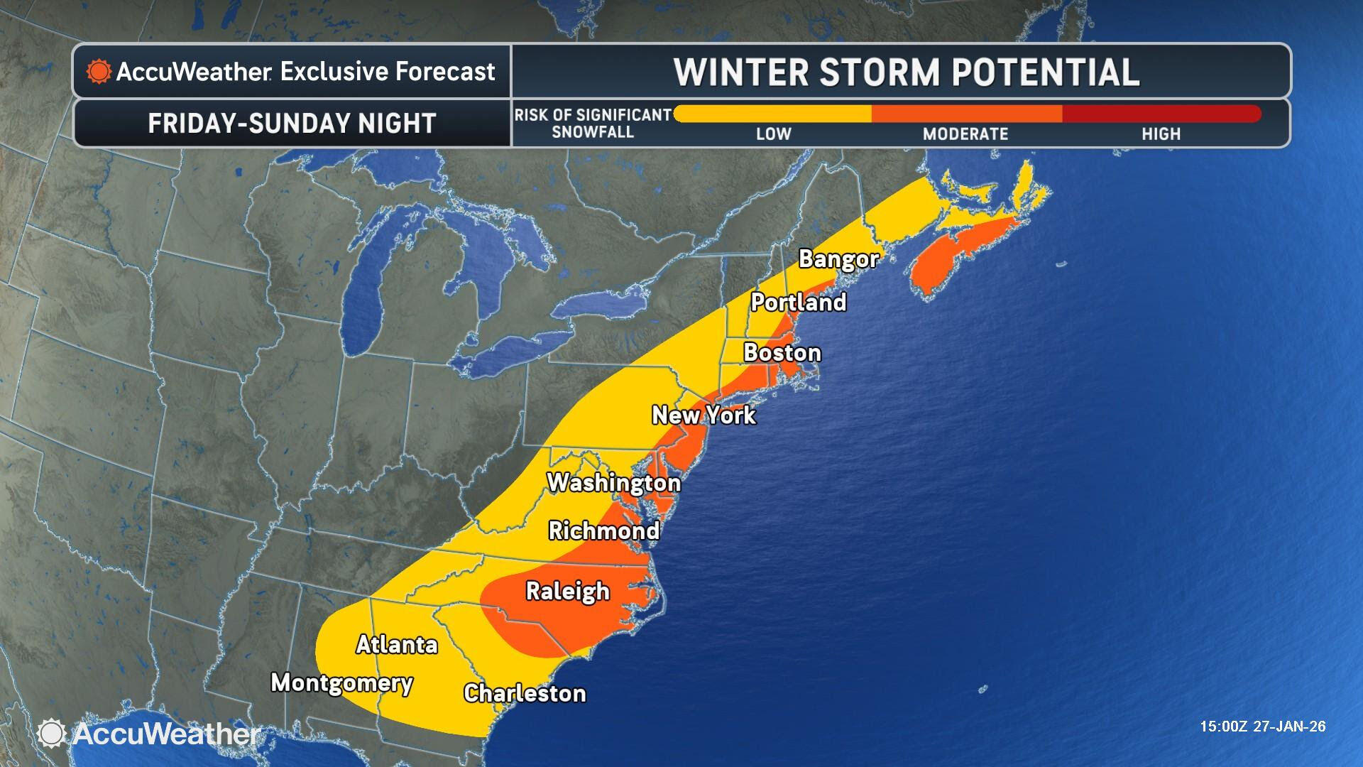 Dangerous cold and a looming winter storm threaten the Eastern United ...