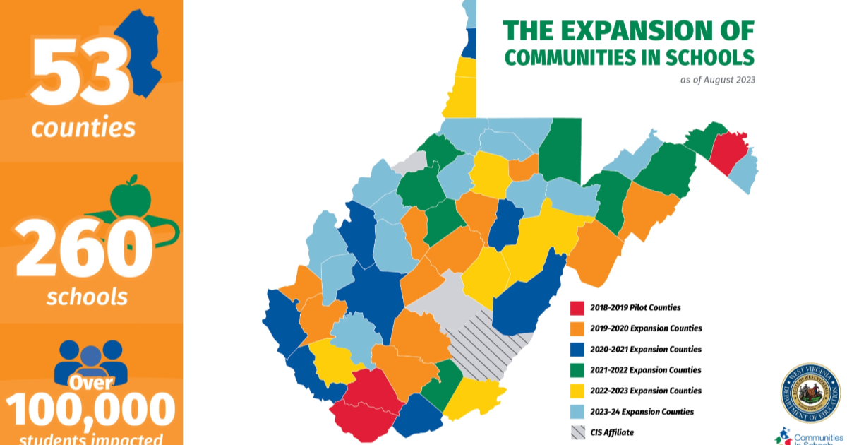 15 West Virginia counties join Communities in Schools program ...
