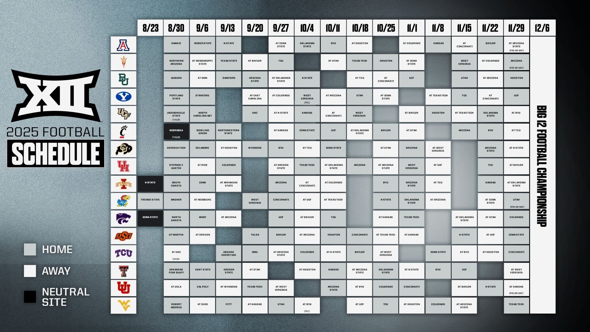 WVU Football 2025 Schedule Released | West Virginia University Sports | wvnews.com