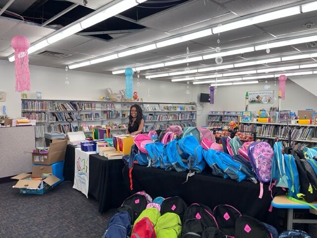 Several show for Clarksburg library’s backpack giveaway | Local News for Harrison County ...