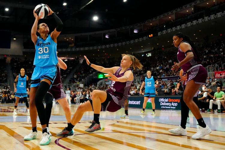 Brittney Sykes scores 25 points as the Tempo beat the Sky 85-68 in the ...
