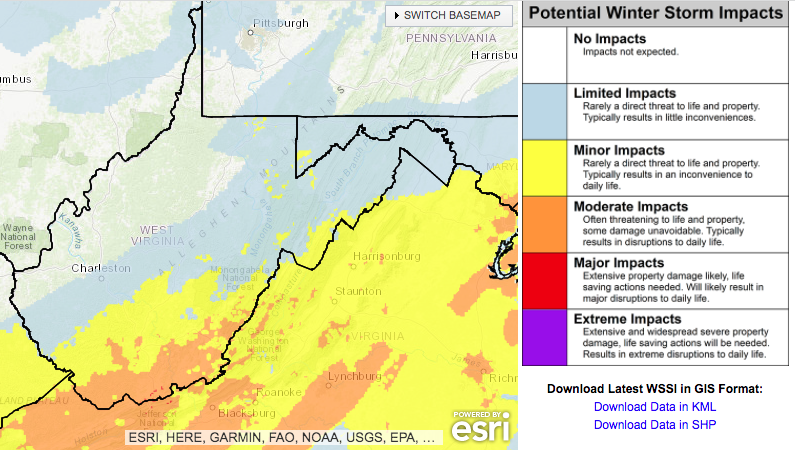 IS SNOW IN THE FORECAST? Inclement weather affecting West Virginia in ...