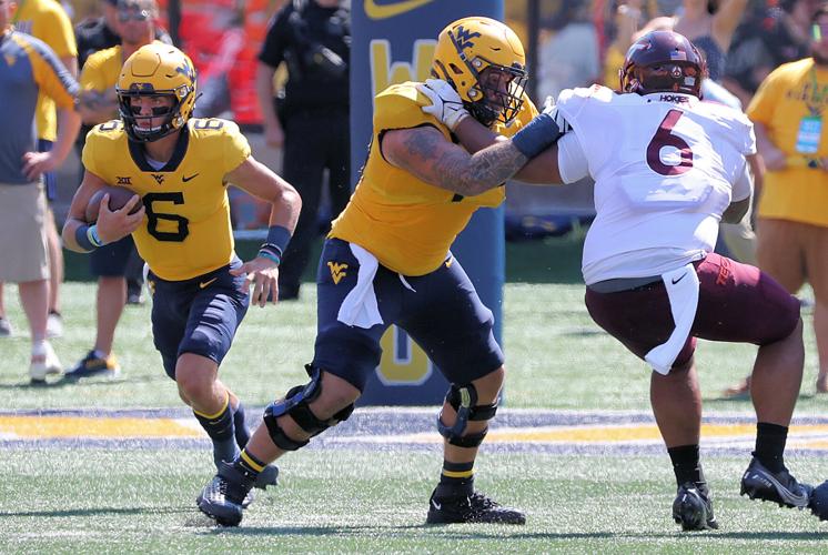 All five starters slated to return to WVU’s offensive front | | wvnews.com