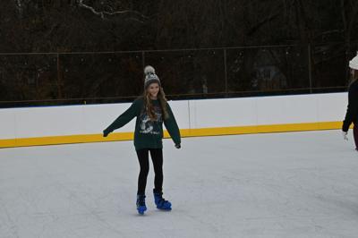 Synthetic ice rink back at The Bridge in Bridgeport, West Virginia ...