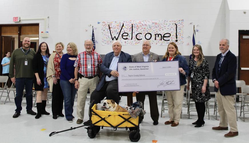 Gov. Justice visits Anna Jarvis Elementary School to present funds for ...