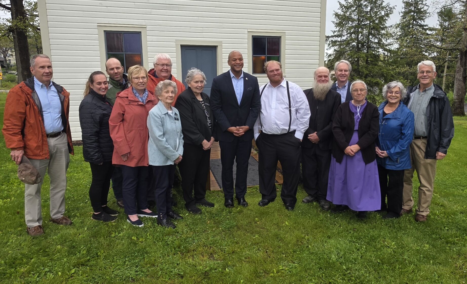 Moore and the group at church.jpg | | wvnews.com