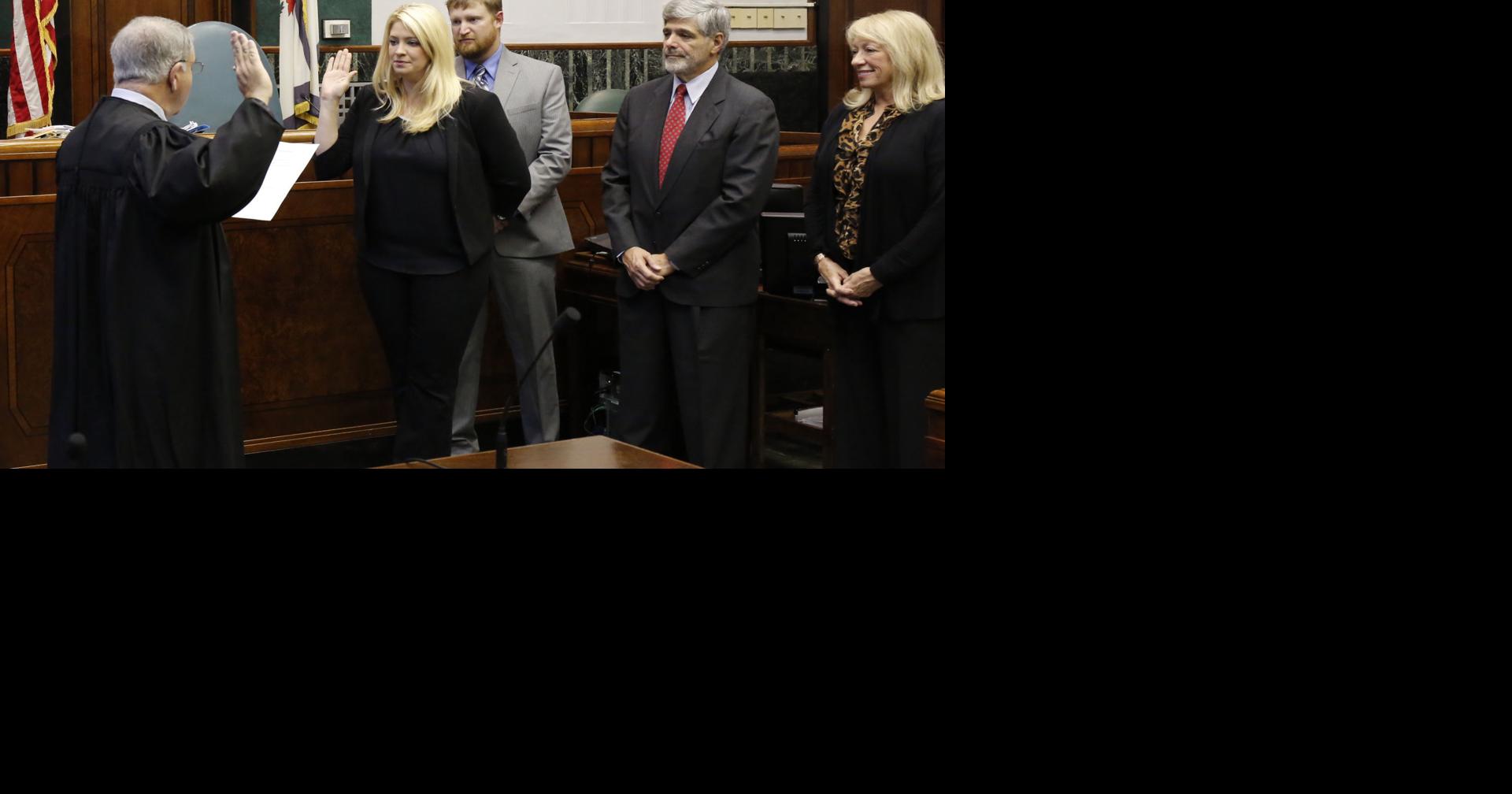 Harrison Prosecutor Rachel Romano takes oath | Free News | wvnews.com