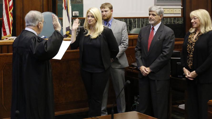 Harrison Prosecutor Rachel Romano takes oath | Free News | wvnews.com