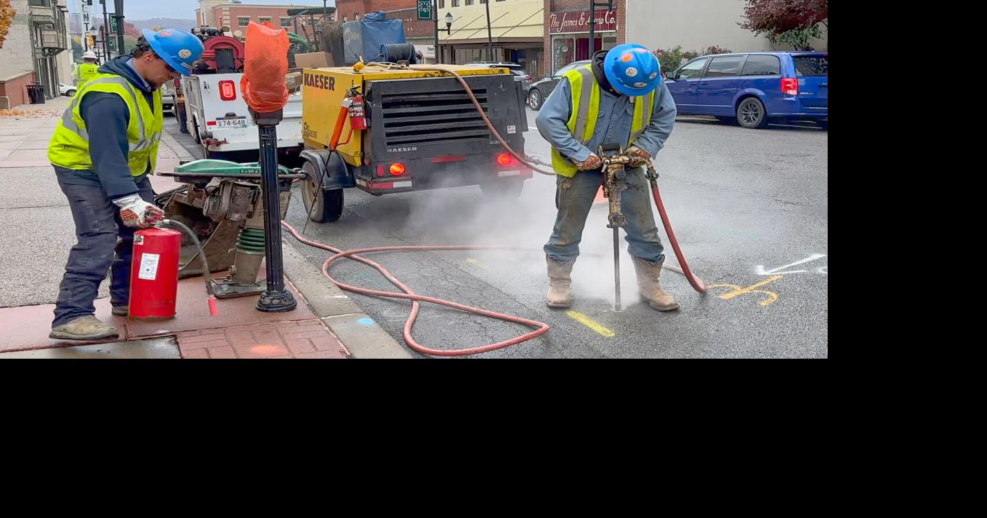 Jackhammer work | | wvnews.com