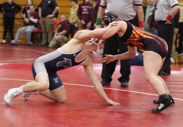 Frankfort wrestler Alex Smith earns 100th career win | Mineral County ...