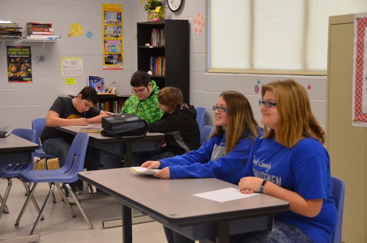 Robert L. Bland advanced English adds broadcast aspect to seventh-grade ...