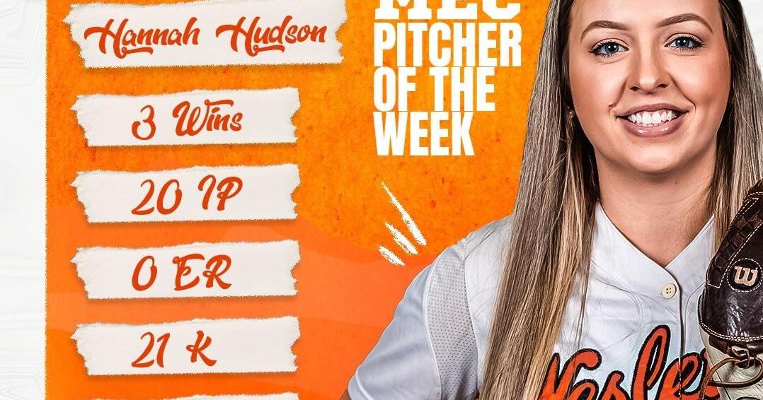 Hannah Hudson named MEC Pitcher of the Week | College Sports | wvnews.com