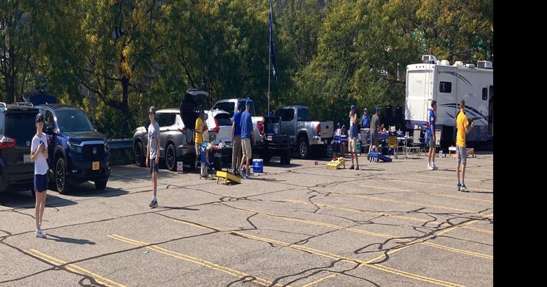 WVU football 0914 Backyard Brawl parking lot front | West Virginia ...