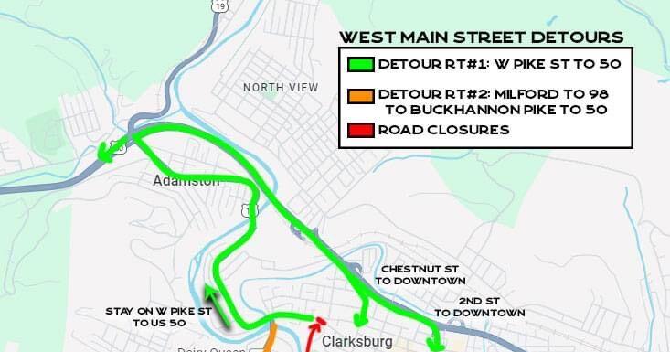 Detour map | | wvnews.com