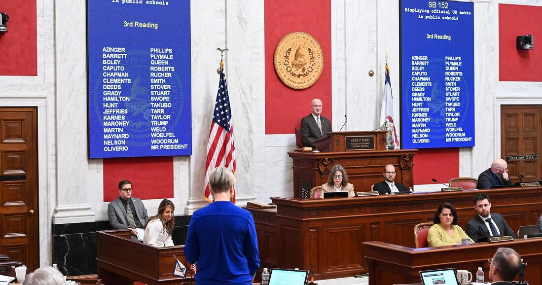 West Virginia Senate passes bills on intelligent design, displaying 'In ...