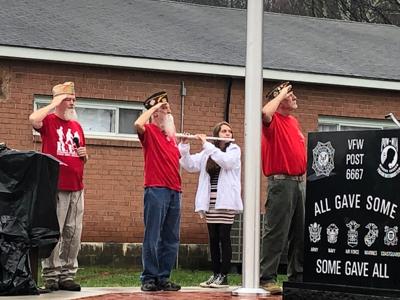 Fort Ashby VFW dedicates monument to area veterans | Mineral County WV ...