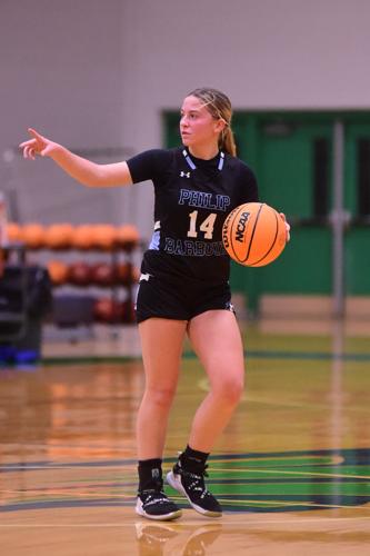 Braylyn Sparks runs the point for the Lady Colts.JPG | | wvnews.com