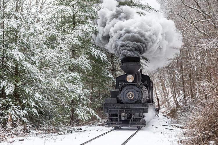 Winter train rides through the Monongahela National Forest available at ...