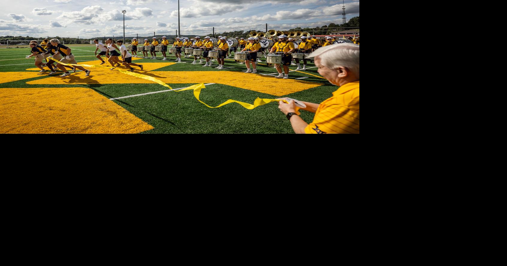 WVU football 0901 band practice field | West Virginia University Sports ...