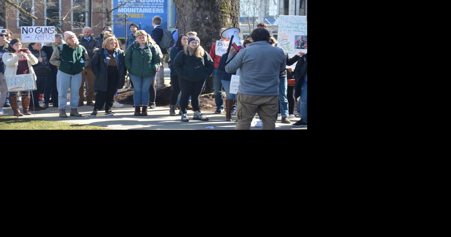 WVU students protest against campus carry bill | Morgantown News ...