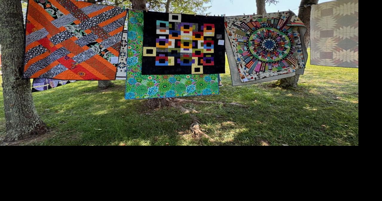WV Modern Quilt Guild hosted a colorful outdoor quilt show at Cedar ...