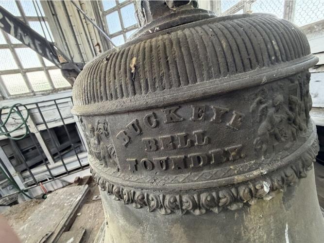 Jackson County courthouse renovation reveals century-old bell hidden in ...