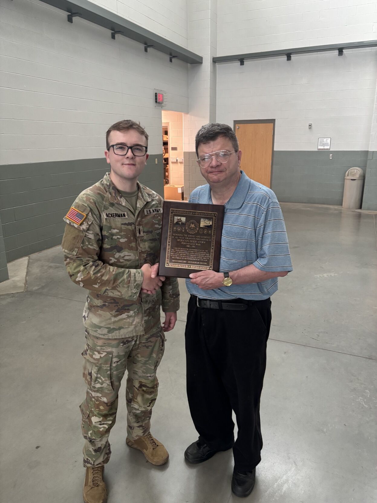 Fairmont veteran honors Operation Desert Storm troops with 201st Armory ...