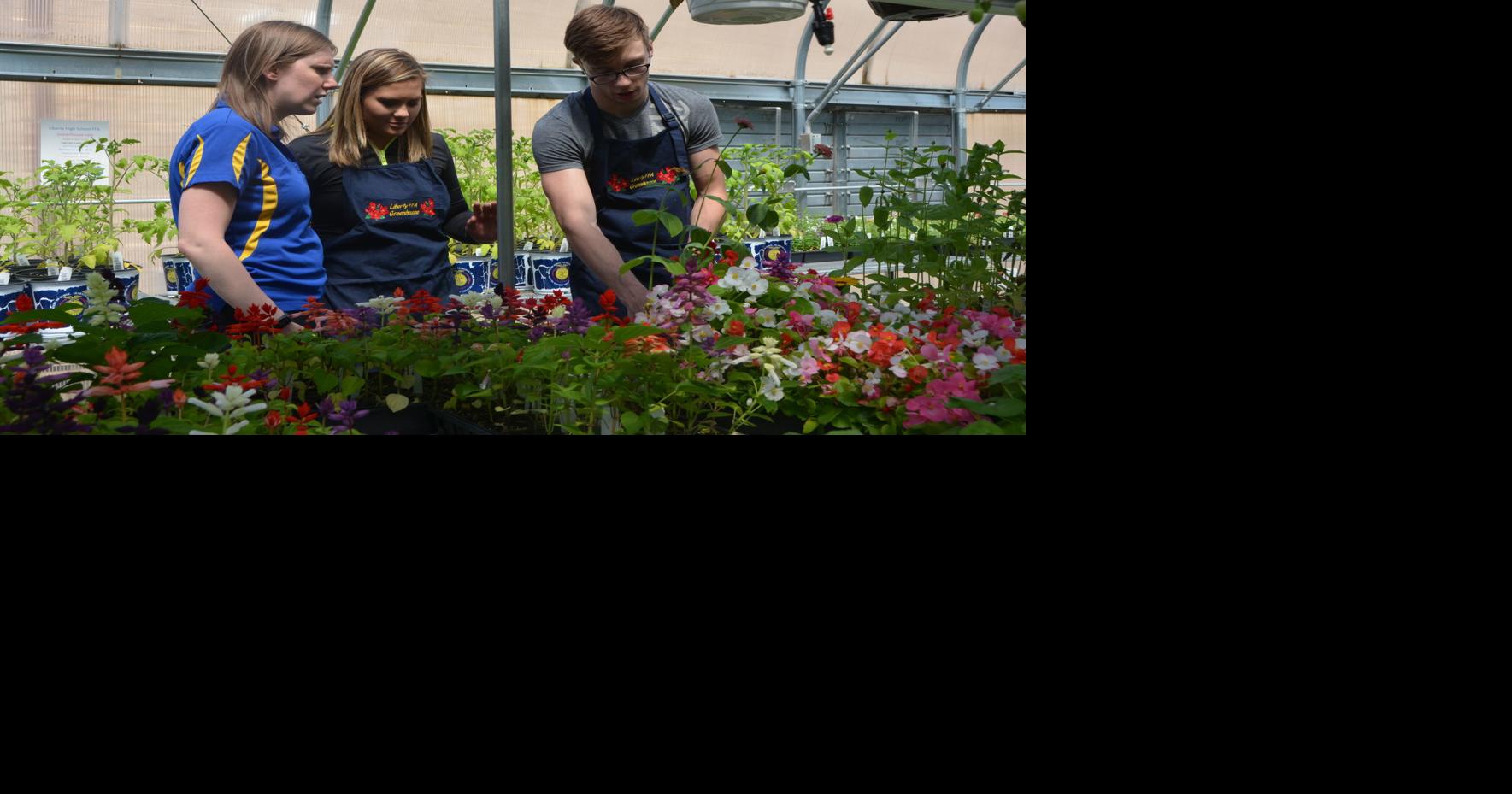 High school greenhouses open with post-Easter sunshine, in Harrison ...