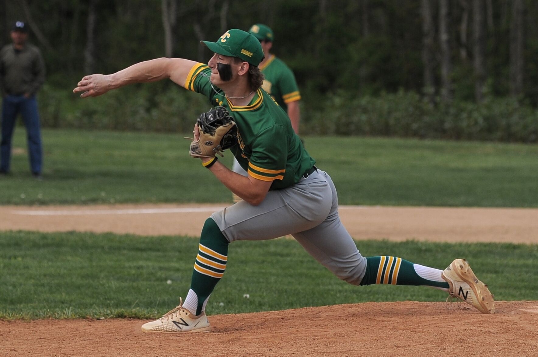 Aiden Eddy pitching | | wvnews.com
