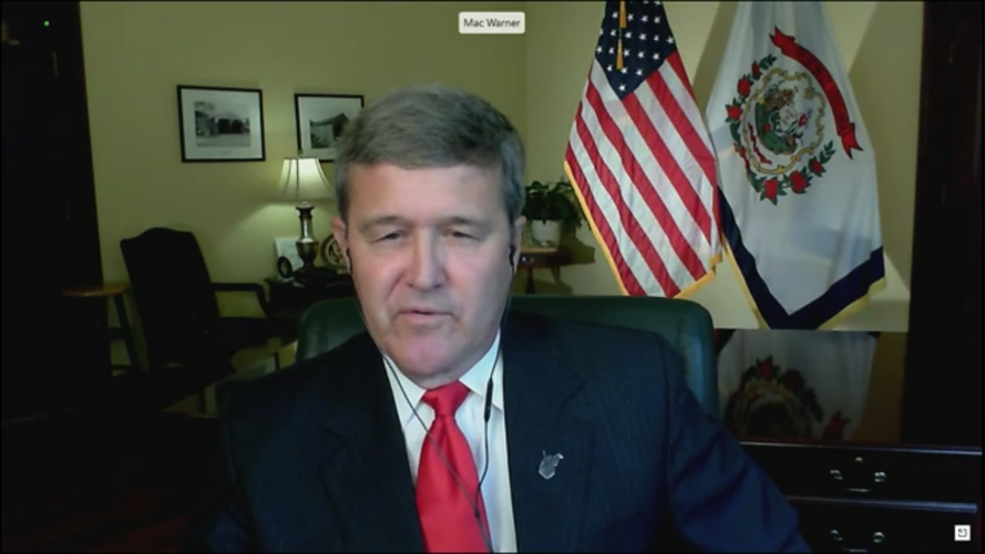 West Virginia Secretary of State Mac Warner discusses election issues ...