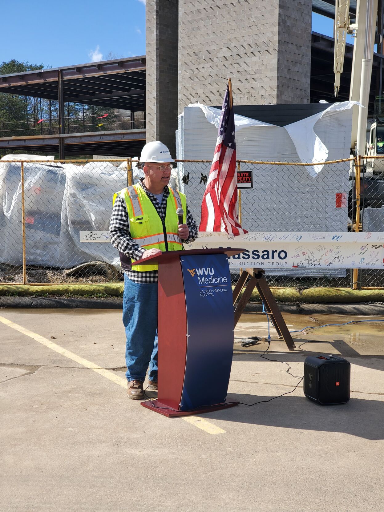 WVU Medicine/Jackson General Hospital hosts topping ceremony | WV News ...