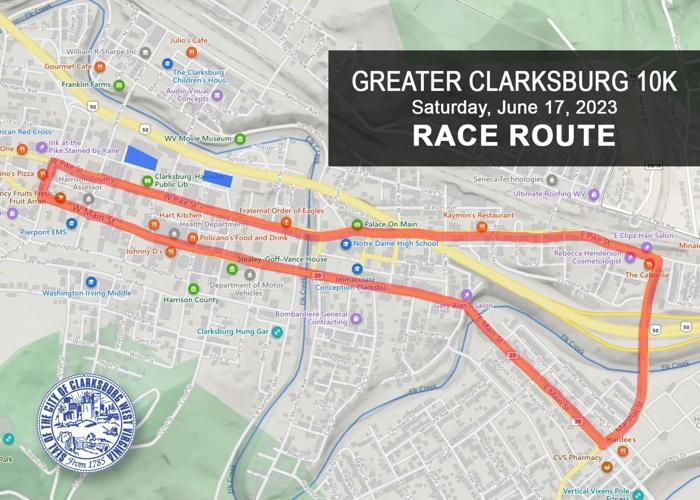 West Virginia's 27th Greater Clarksburg 10K race taking place this ...