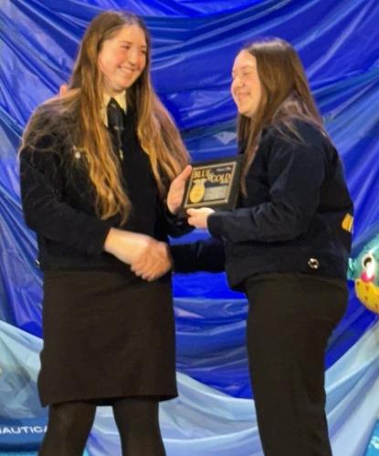 Fellure wins Blue and Gold Award | | wvnews.com