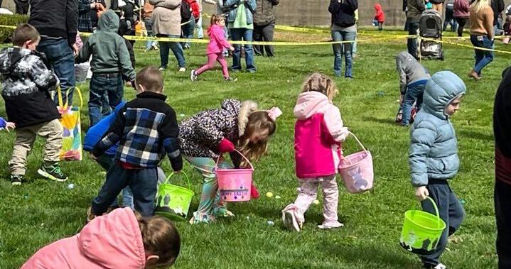 Easter Bunny visits Tu-Endie-Wei State Park in Point Pleasant (West ...