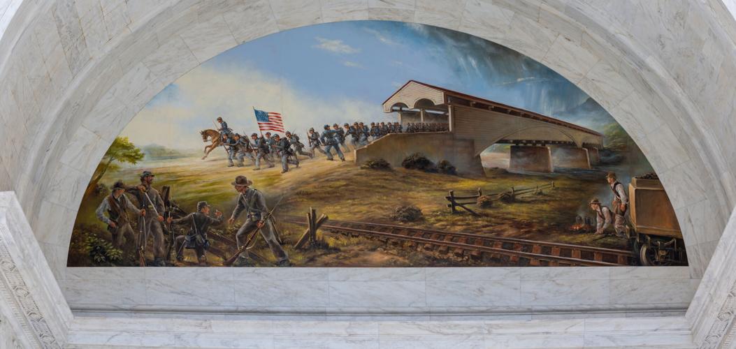 Gov. Justice dedicates new Capitol murals on West Virginia Day | WV ...