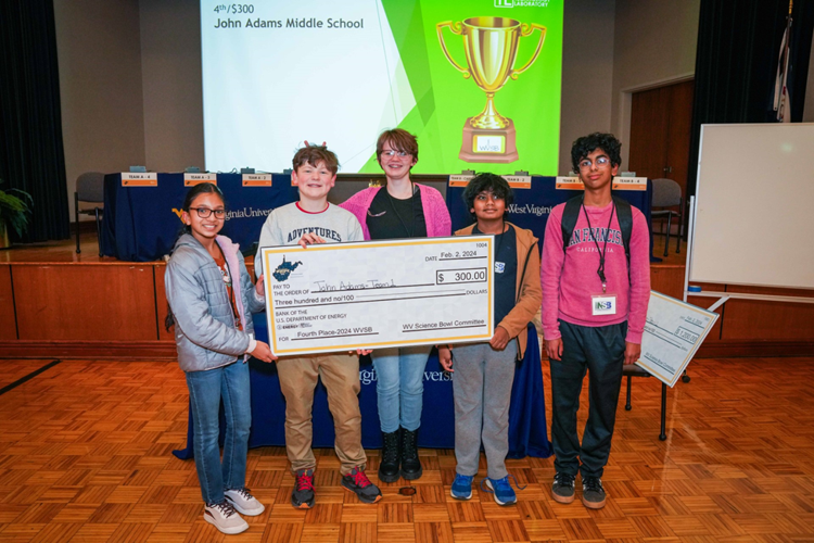 Suncrest Middle School team wins 2024 West Virginia Science Bowl ...