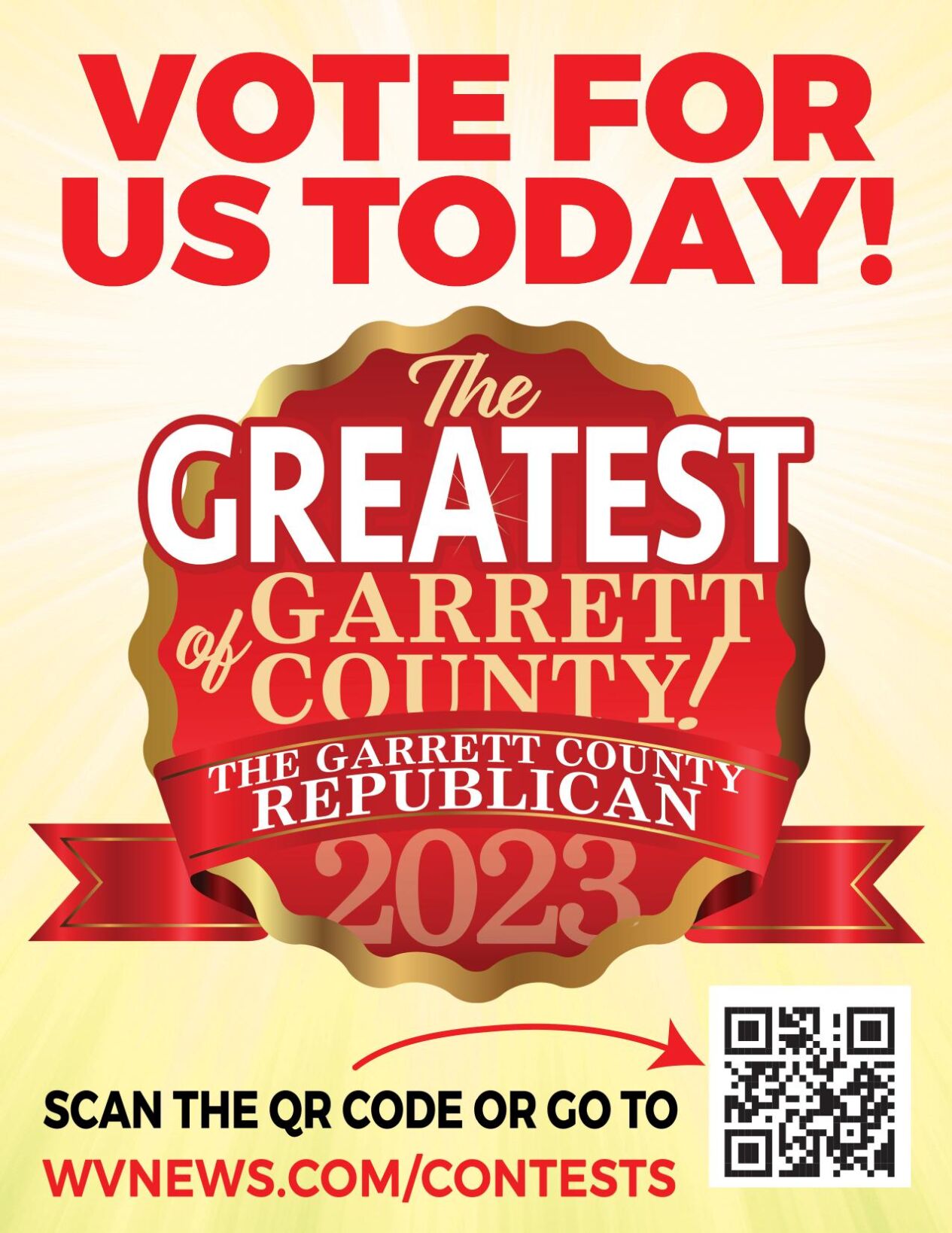 Vote for Us Poster 8.5x11 | | wvnews.com