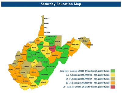 WVDE releases weekly school map | Harrison News | wvnews.com