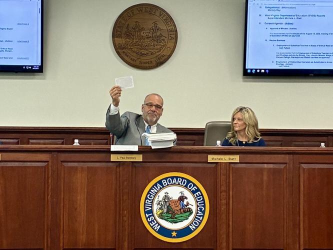 West Virginia Board of Education President Hardesty challenges ...