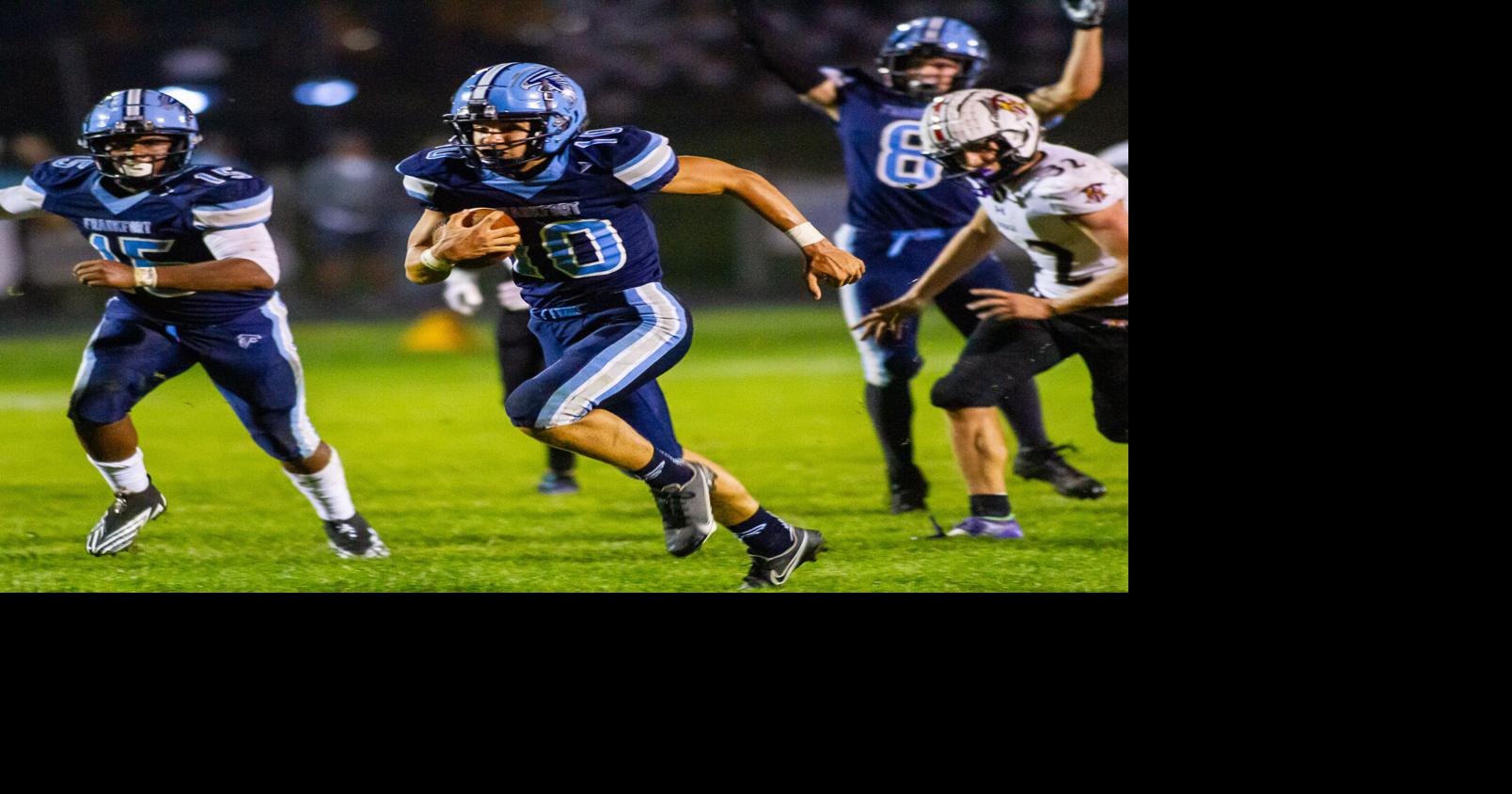 Frankfort's Blake Jacobs takes off for a touchdown. | | wvnews.com