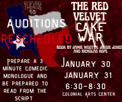 'Red Velvet Cake War' auditions postponed until Monday, Tuesday ...