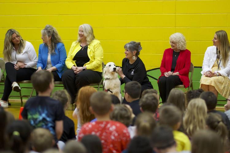 Friends with Paws therapy dog Eli welcomed to Nutter Fort Elementary ...