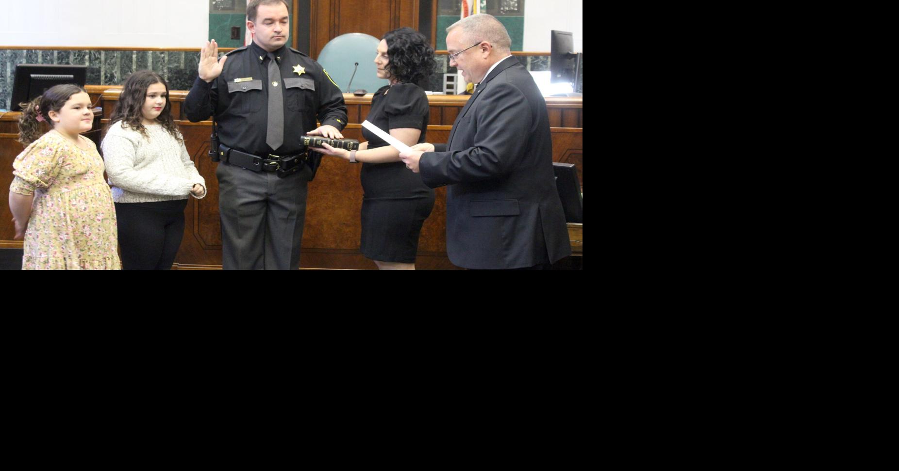 Father and son transition: Sheriff Robert Matheny II takes the helm in ...