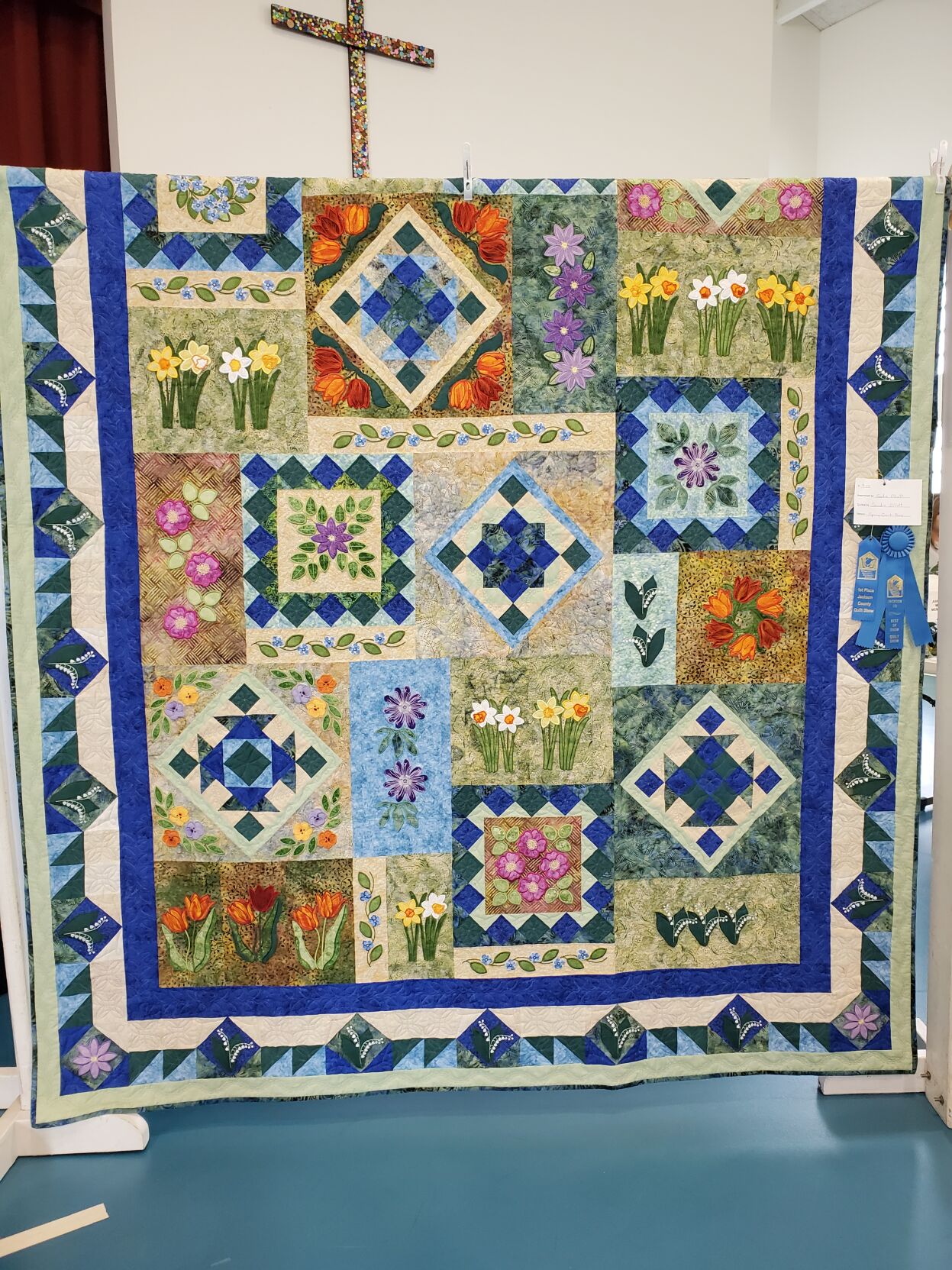 Quilt show offered array of beautiful floral designs | Jackson Star and ...