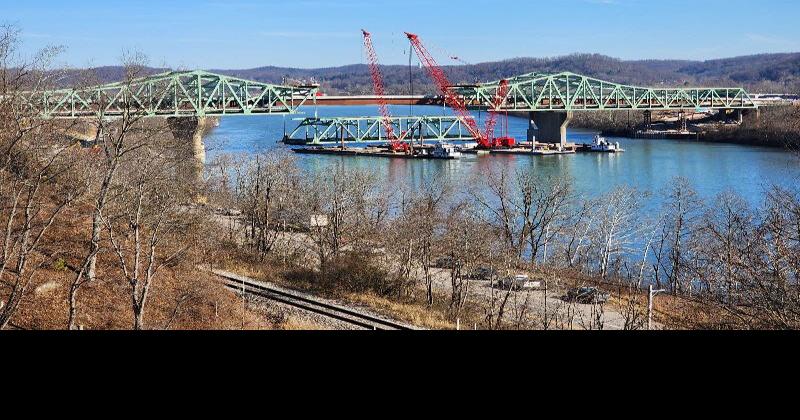Main span of the Donald M. Legg Memorial Bridge near Nitro, West ...