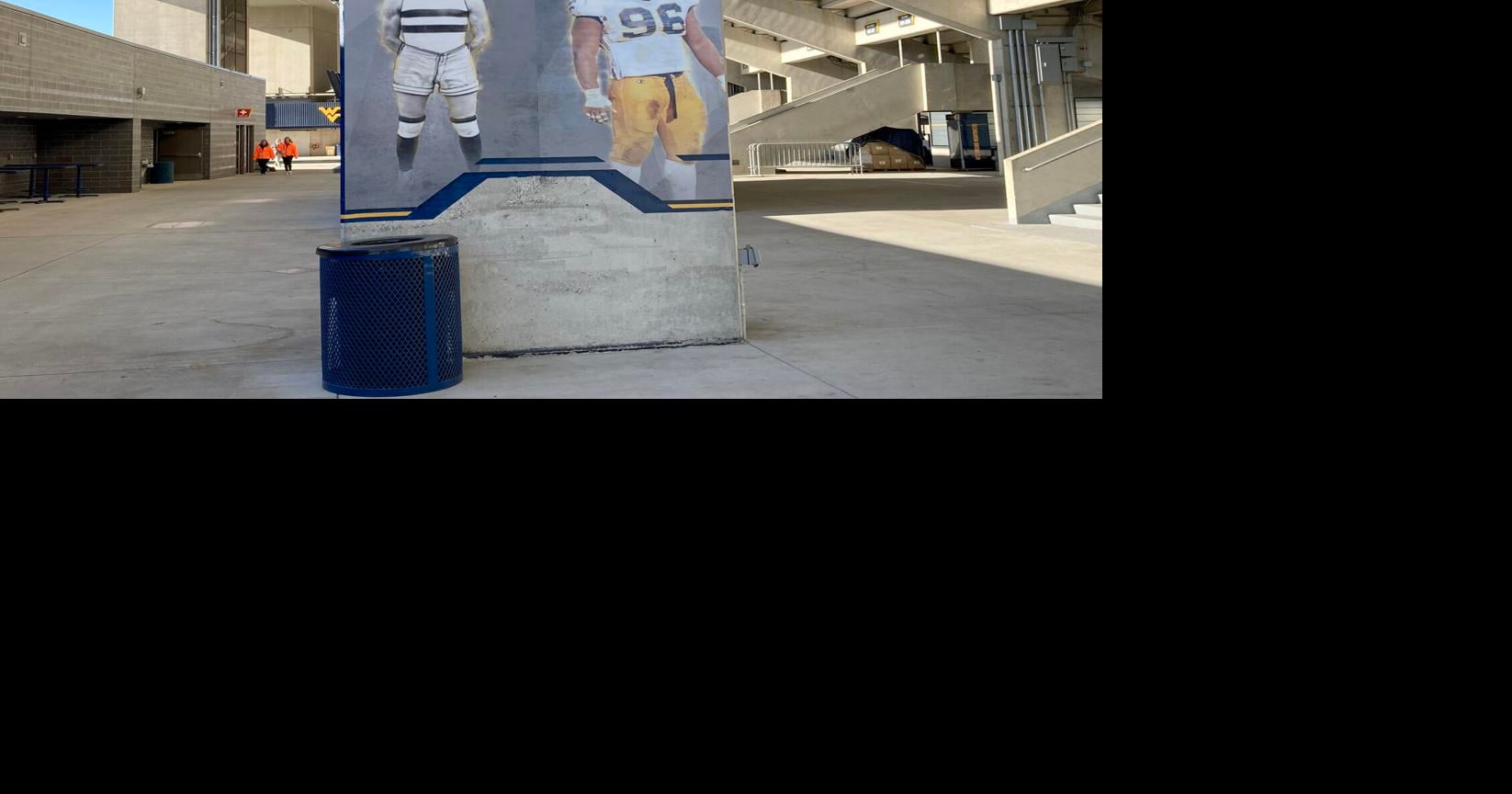 WVU football 1019 Fred Graham and John Thornton Legends front | West ...