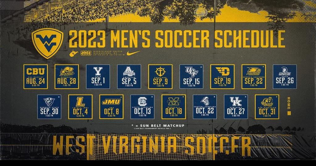 WVU men's soccer picked third in Sun Belt | West Virginia University ...