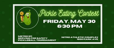 Pickle Eating Contest Returns to Nitro with $100 Cash Prize on May 30 ...