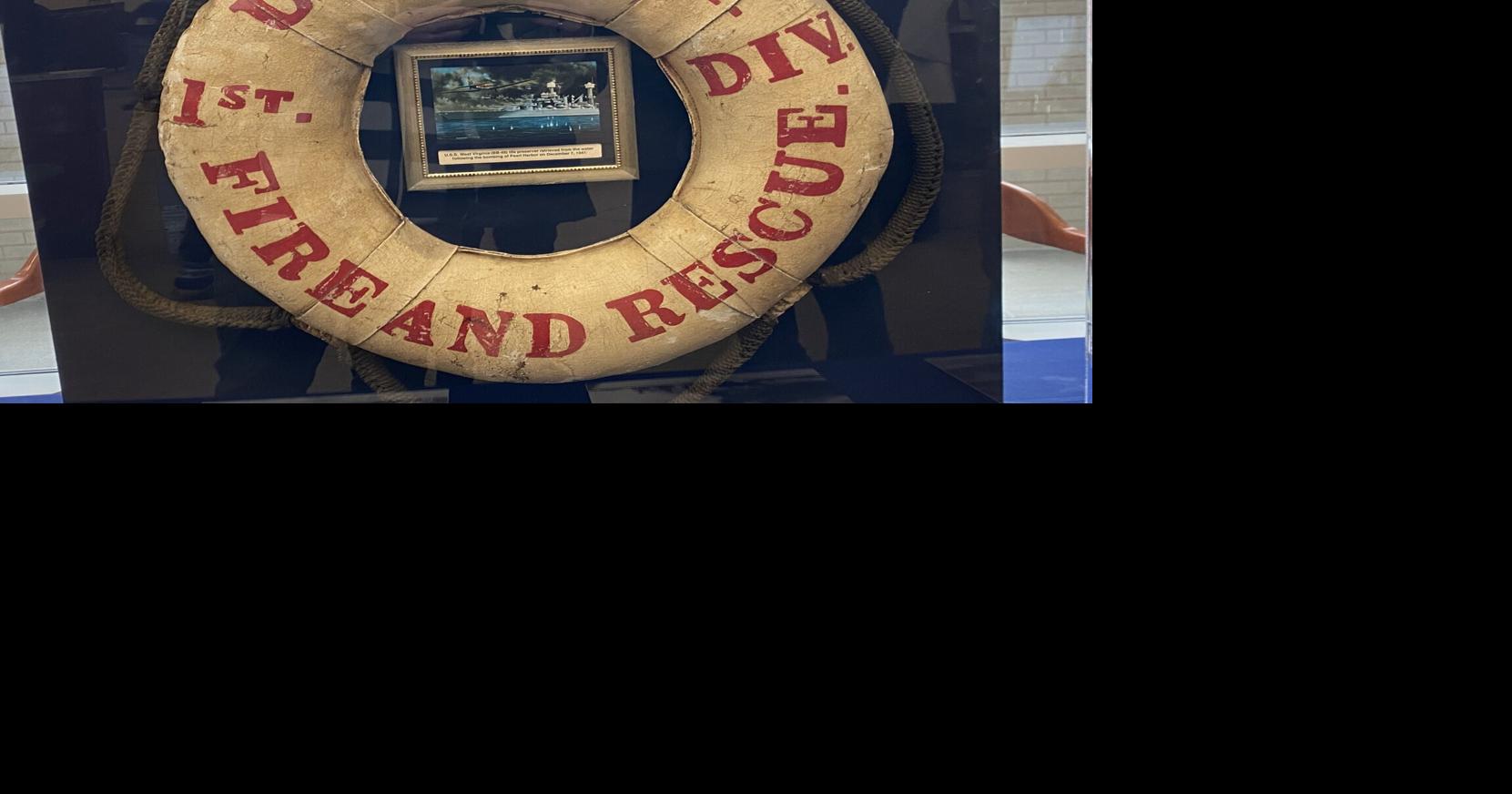 USS West Virginia's Life Preserver from Pearl Harbor on Display at War ...